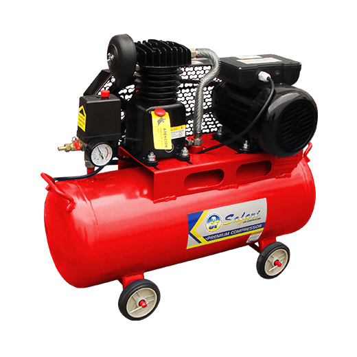 Compresora de aire 220V 60Hz 30L Rojo - Safari Group