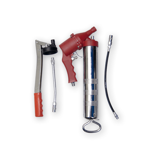 Safari Group | Engrasadora neumática para trabajo pesado con accesorios